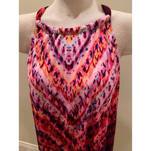 Swim | Pink Swim Suit Large 1214 Top With Adjustable Straps Tankini ...